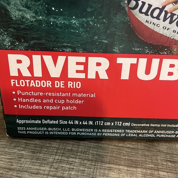 Budweiser | Accents | New Budweiser Inflatable River Tube | Poshmark
